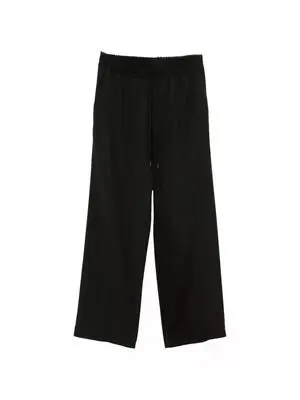Isabel Benenato Drawstring Wide-leg Trousers