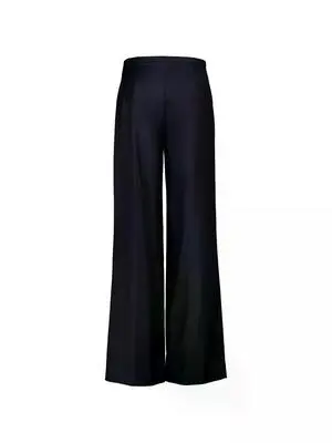 Gucci Wide-leg Wool Trousers - Blue