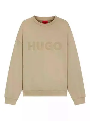 Hugo Logo-embossed Sweatshirt - Brown