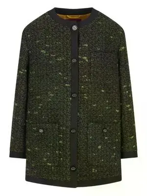 Gucci Bouclé Jacket - Green