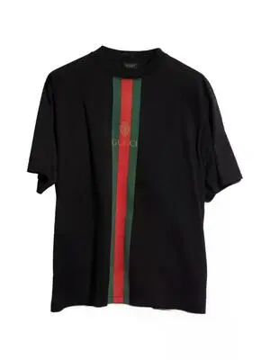 Gucci Cotton Jersey T-shirt With Print - Black