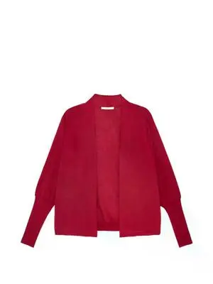 Malìparmi Ribbed-cuff Open-front Cardigan - Red
