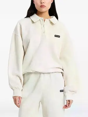 ROTATE BY BIRGER CHRISTENSEN Heavy Sweat Polo White