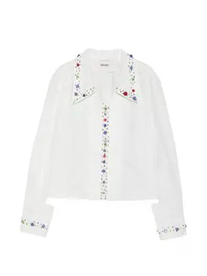 BODE Button Jar Shirt - White