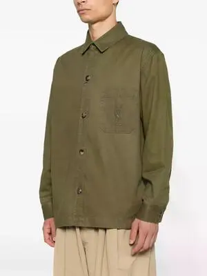 Saint Laurent Cassandre Gabardine Overshirt