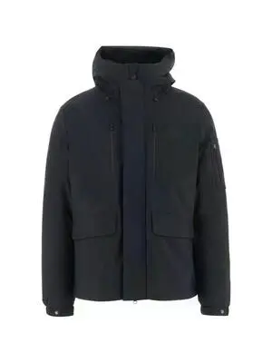 SAVE THE DUCK Hooded Multi-pocket Jacket - Black