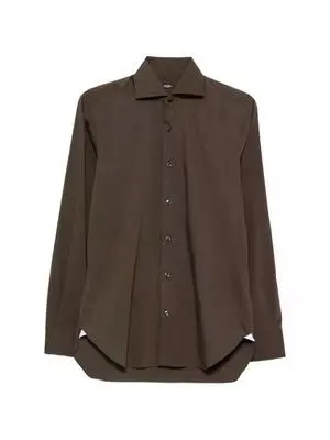 BARBA NAPOLI Culto Buttoned Shirt - Brown