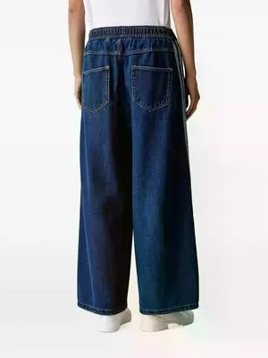 Adidas Stadium Washed Side-stripe Loose Fit Pants - Blue