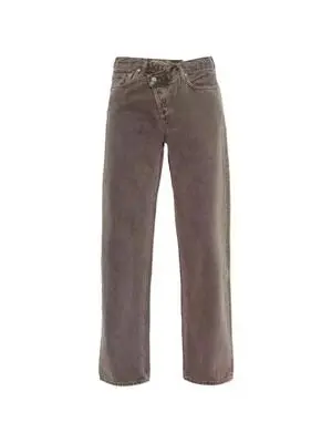 AGOLDE Arc Criss Cross Jeans - Brown