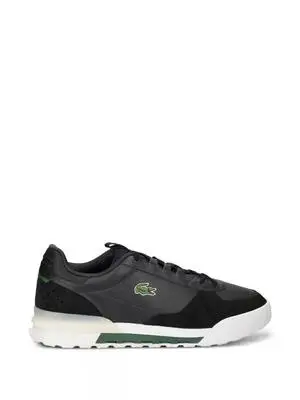 Lacoste Slam Break Logo-patch Panelled Sneakers - Black