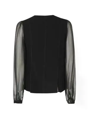 Ulla Johnson Lucette Sheer-sleeve Blouse