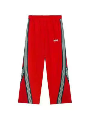 BARROW Logo-print Side-stripe Track Pants - Red