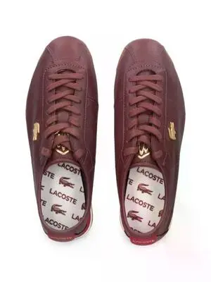 Lacoste Logo-plaque Perforated Sneakers