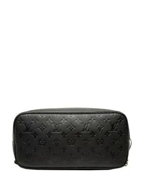 LOUIS VUITTON 2021-2026 Monogram Giant Empreinte Neverfull Mm Tote Bag - Black