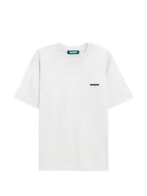 BARROW Logo-print Crew-neck T-shirt - Neutrals