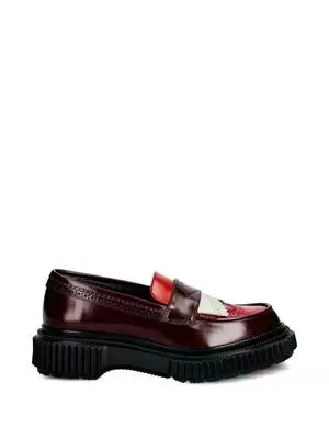 ADIEU PARIS Brogue-detail Leather Loafers