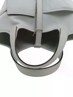Hermès 2024 Toile Goeland And Swift Cargo Picotin Lock 18 Handbag - Grey