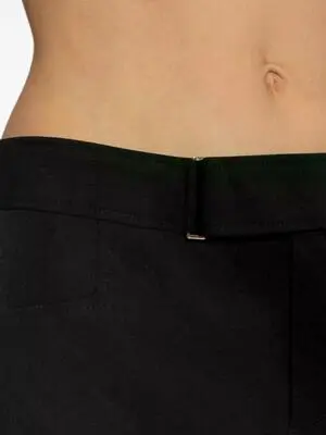 Balmain Belted Wool Trousers