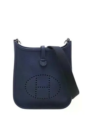 Hermès 2021 Clemence Evelyne 16 Amazone Crossbody Bag - Blue