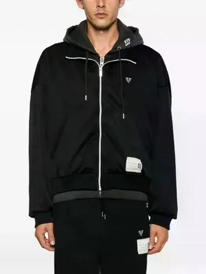 Mihara Yasuhiro Logo-patch Zip-up Jacket