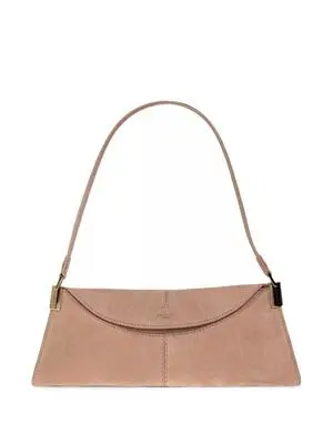 Balmain 64-83 Small Suede Shoulder Bag