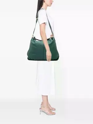 LOUIS VUITTON 2012 Monogram Mahina Selene Mm Satchel - Blue