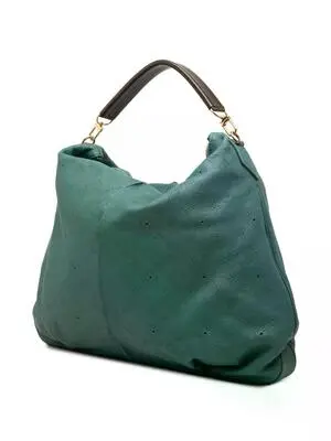 LOUIS VUITTON 2012 Monogram Mahina Selene Mm Satchel - Blue