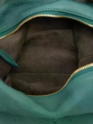 LOUIS VUITTON 2012 Monogram Mahina Selene Mm Satchel - Blue