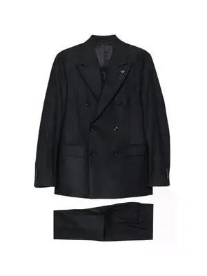 LARDINI Feeling Double-breasted Suit - Blue
