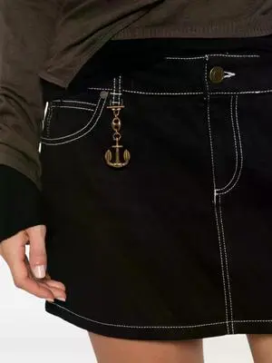 Gucci 2000 Contrast-stitch Mini Skirt