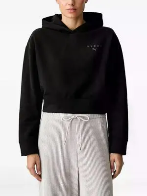 PUMA X Hyrox Logo-print Hoodie - Black