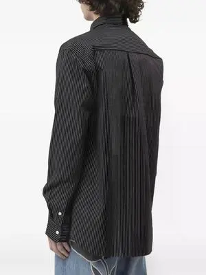 Marni Striped Logo-embroidered Shirt