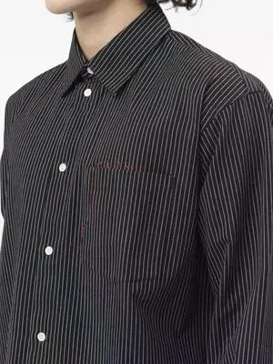 Marni Striped Logo-embroidered Shirt