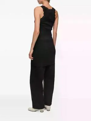 Bimba Y Lola Long Ribbed Vest Top