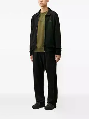 C.P. COMPANY Logo-embroidered Track Pants - Black