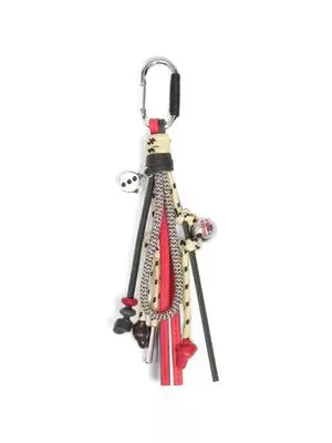 Bimba Y Lola Pompom Keyring With Ropes - Red