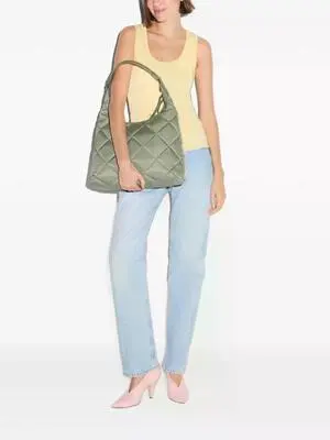 Mz Wallace Madison Quilted Shoulder Bag - Green