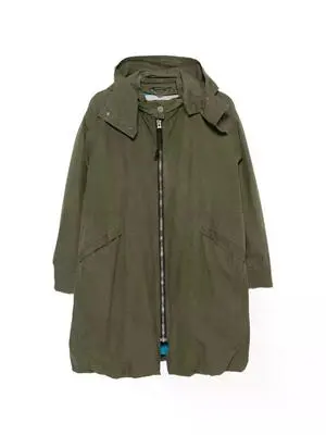 C.P. COMPANY 1990s Hooded Zip-up Coat - Green