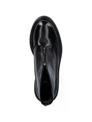ADIEU PARIS Front-zip Ankle Boots