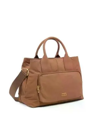 Bimba Y Lola Large Light Cotton Pocket Handbag