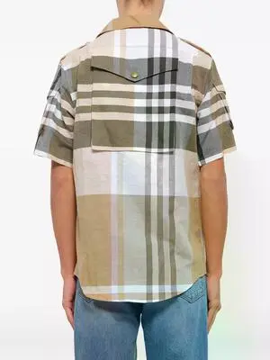 Moncler Check-print Utility Shirt