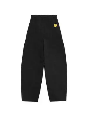 BARROW Logo-print Drawstring Track Pants - Black