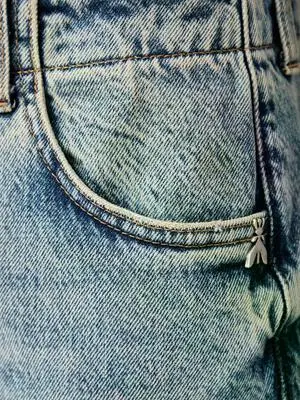 Patrizia Pepe Button-fastening Raw-cut Jeans