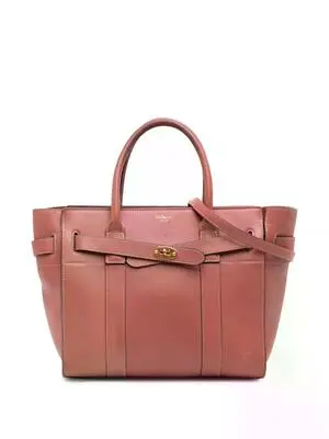 Mulberry 2016-2026 Small Smooth Calfskin Zipped Bayswater Satchel - Red