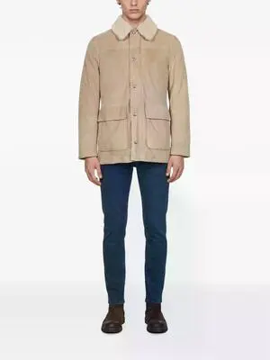 Eleventy Shearling-collar Parka