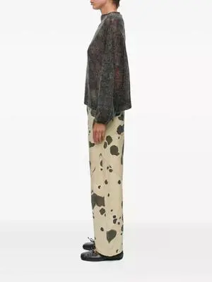 Bimba Y Lola Open-knit Sweater - Grey