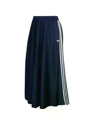 Adidas Firebird Side-stripe Logo Maxi Skirt - Blue