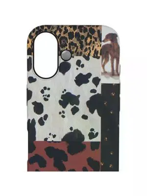 Bimba Y Lola Pony Patchwork Iphone 16 Rigid Case - Neutrals