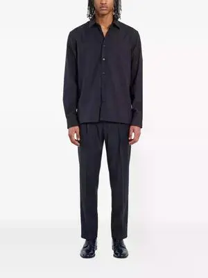 COSTUMEIN Eric Dallas Chest-pocket Long-sleeve Shirt - Blue