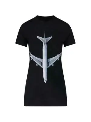 ERL Plane Printed T-shirt - Black